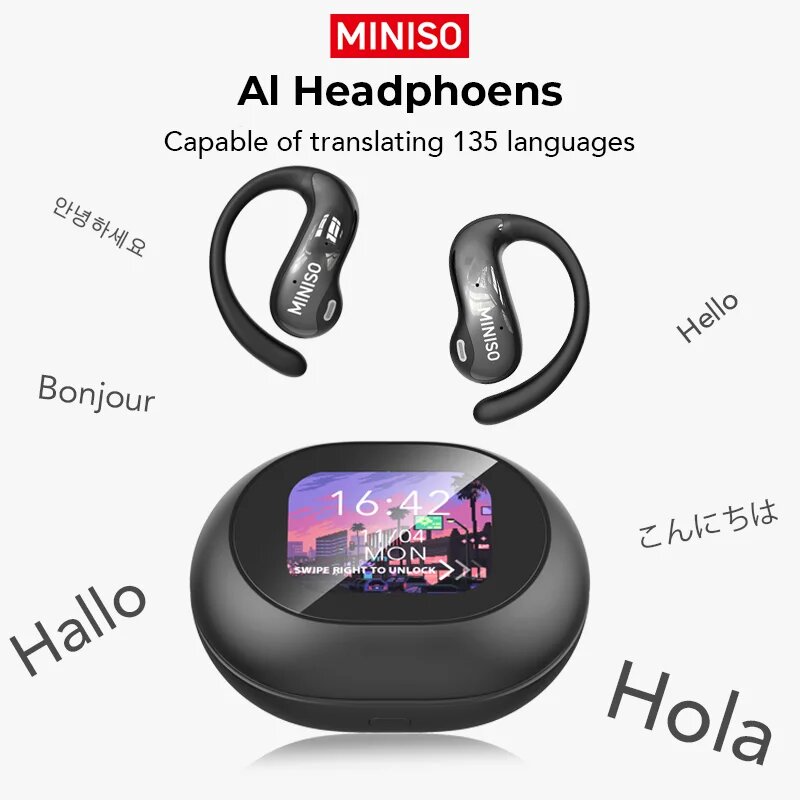 Беспроводные наушники MINISO MS188 с переводом на 135 языков