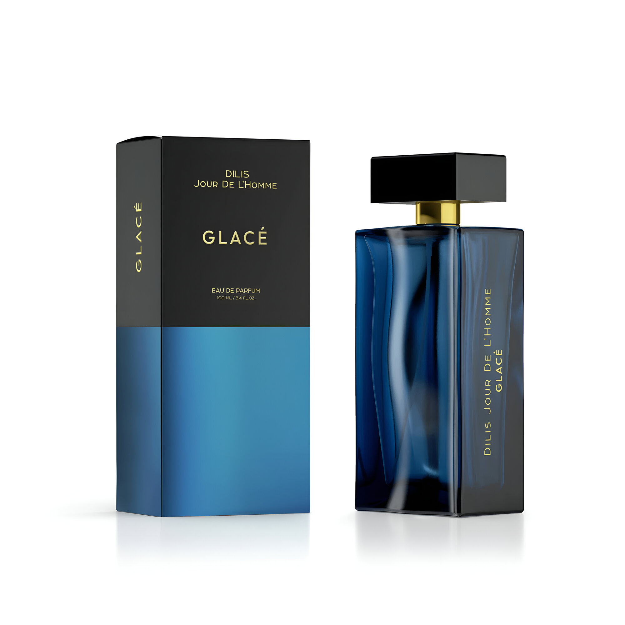 DILIS Парфюмерная вода мужскя "Jour de l`Homme Glacé", перезаполняемый флакон 100 мл
