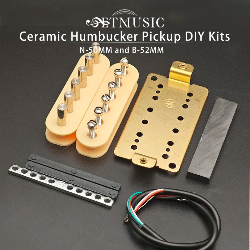 GETMUSIC Хамбакер Звукосниматель Black Bobbin N MU2328-14