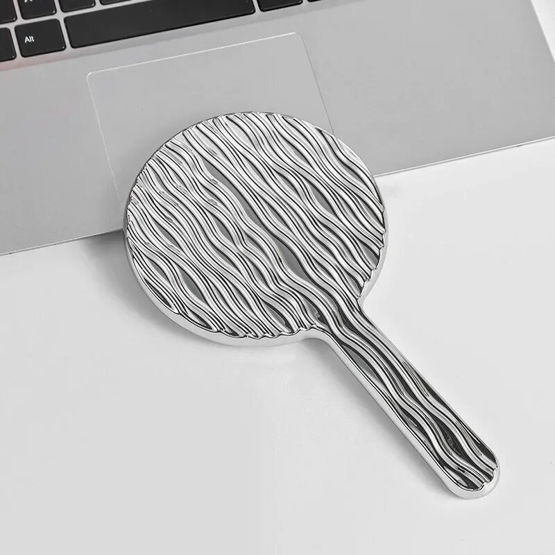 Зеркало ручное с ручкой Silver-A-S
