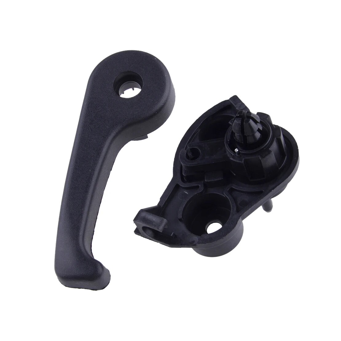 81181-2B000 Ручки открывания капота + основание (крепление) для Hyundai Sonata, Elantra, Veloster, Kia Optima, Sorento, черный пластик