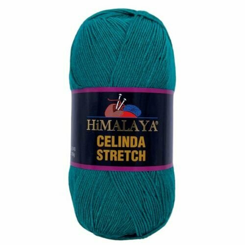 Пряжа Himalaya Celinda stretch 212-13 (1 моток 100г/430м) морская волна