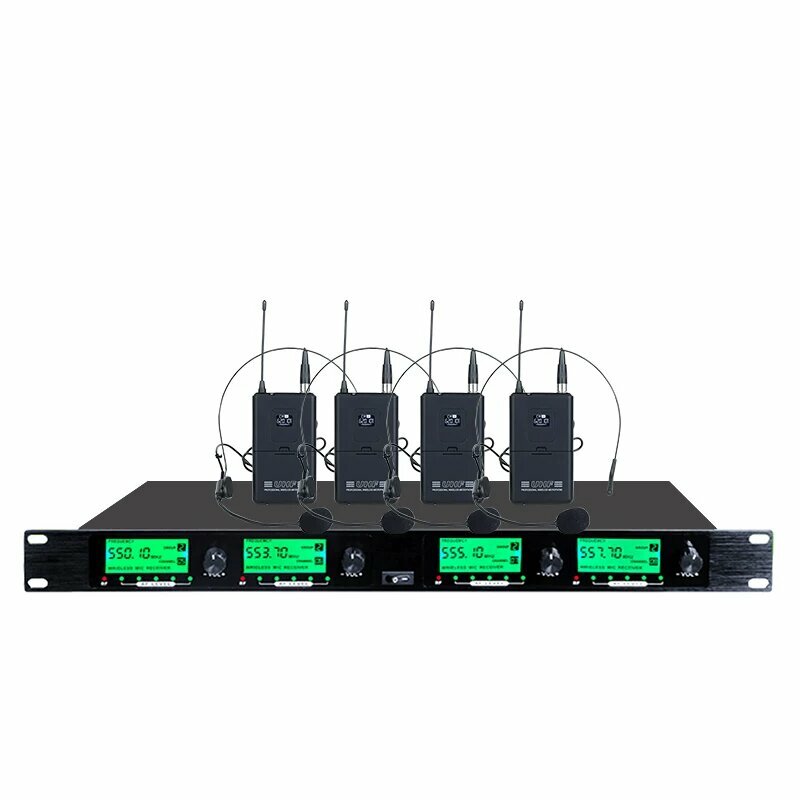 Shure 1-к-4 беспроводные микрофоны гарнитура У-диапазон с 2 антеннами для комфорта