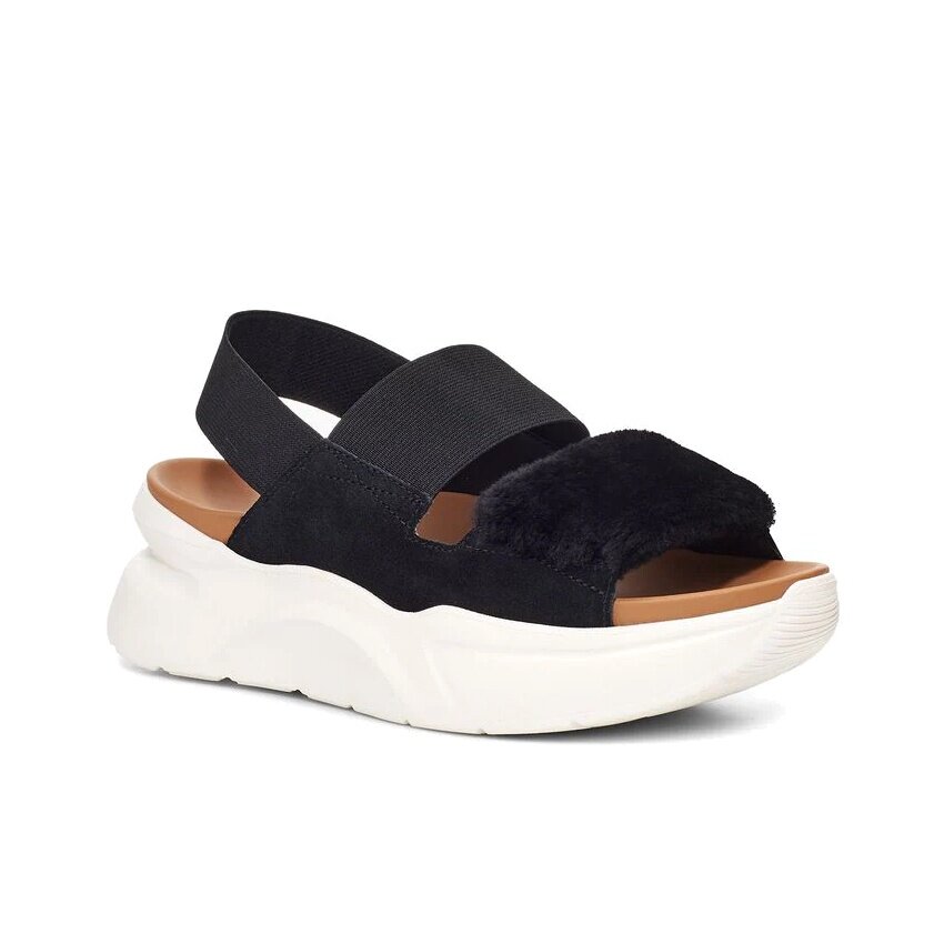 Сланцы UGG, размер EU 39 стопа (25CM), черный — фото 1