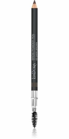 Карандаш для бровей IsaDora Brow Powder Pen, темно-коричневый, 1,1 г