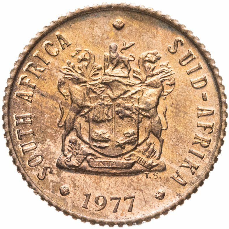 ЮАР 1/2 цента (cent) 1977