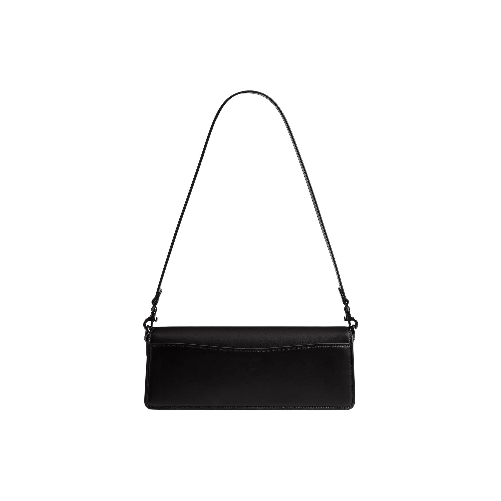 Сумка Coach, фактура матовая, black — фото 1