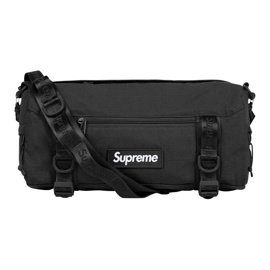 Сумка Supreme, фактура матовая, черный — фото 1