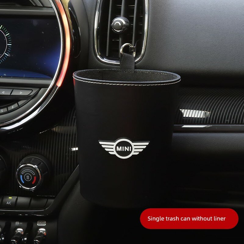 Черное мусорное ведро для BMW MINI Cooper Countryman Clubman F55 с лайнером в комплекте - высококачественное