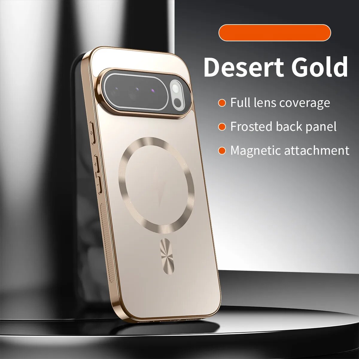 Матовый Чехол Для Телефона Google Pixel С Эффектом AG Skin — Google Pixel 6, Бежевый, Gold