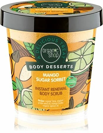 Скраб Organic Shop Body Desserts Mango Sugar Sorbet, 450 мл