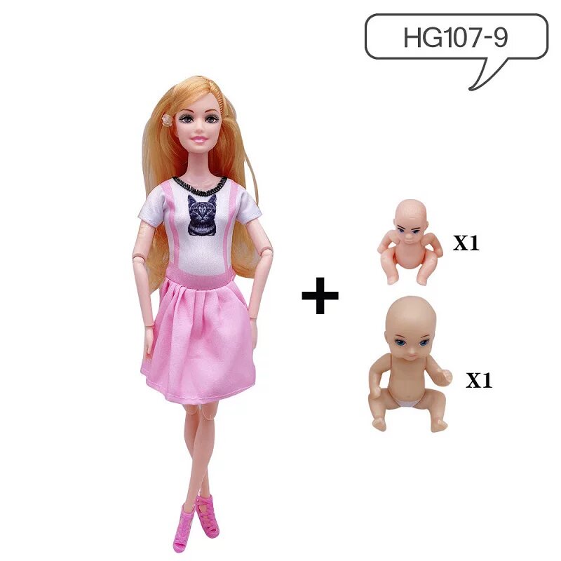 Модная кукла-младенец 11.5inch года для беременных женщин, чтобы родить ребенка, кукла Барби, кукла-принцесса,