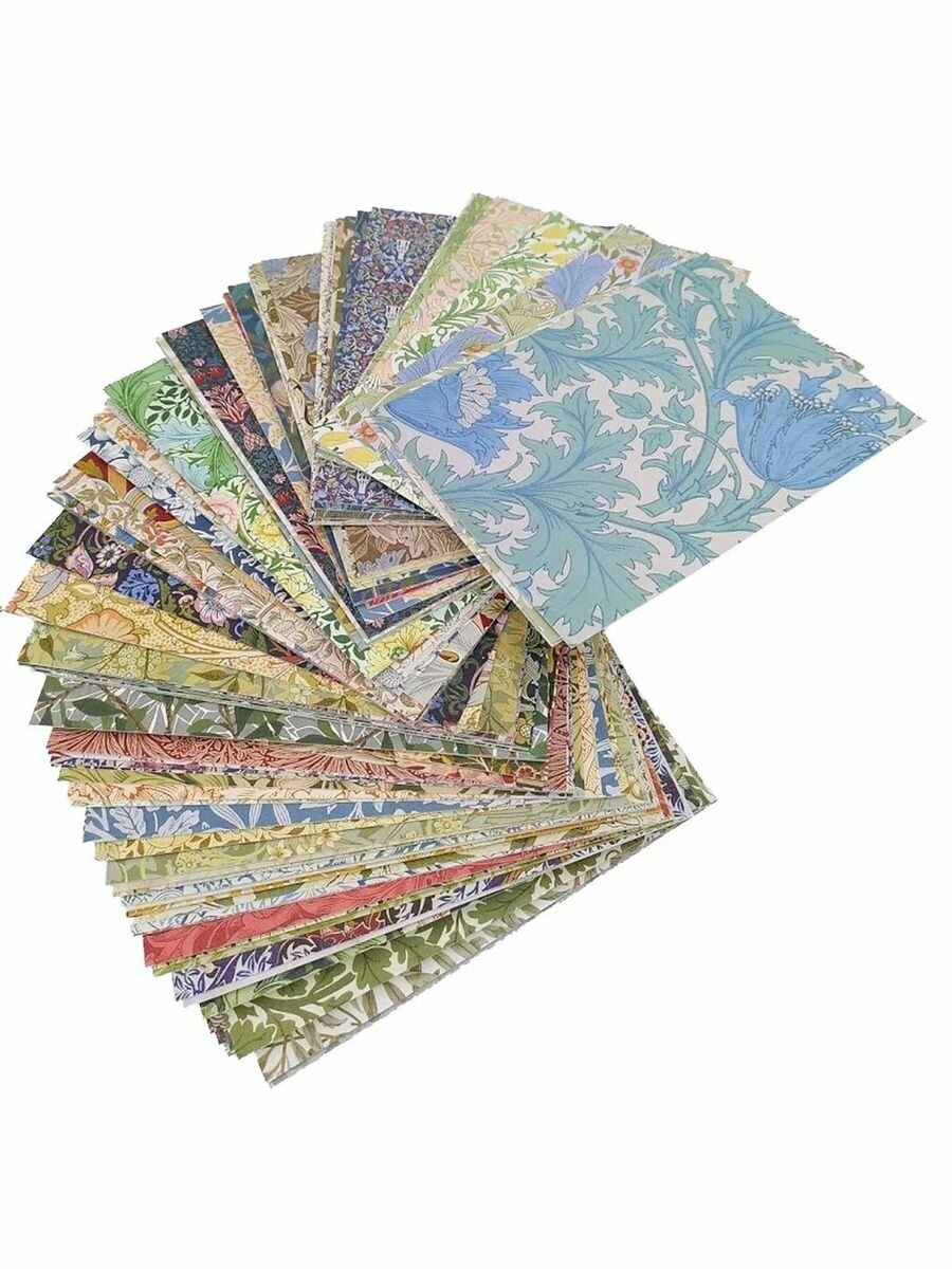 Книга Abrams "William Morris: 100 Postcards", 100 стр, 2015 г, твердый переплет, на англ. — фото 1