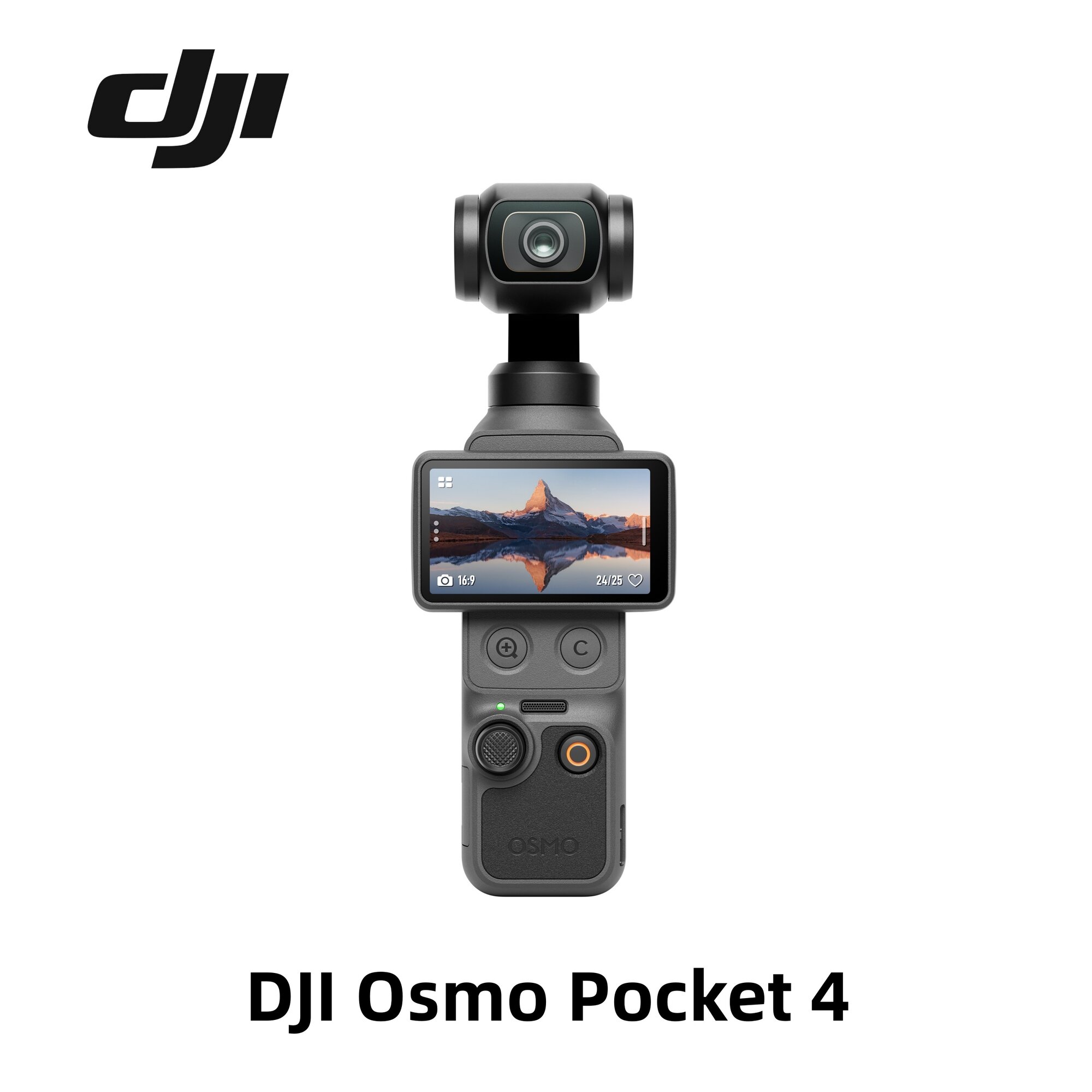 Экшн-камера DJI Osmo Pocket 4 Стандартное издание, 4K, 240 fps, Встроенная память 107 ГБ