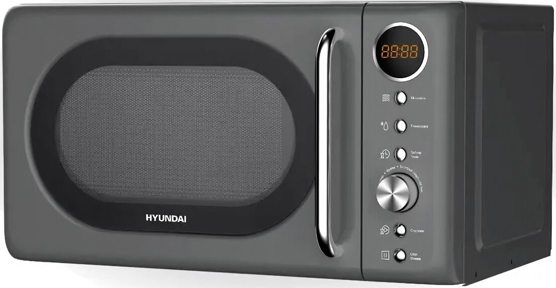 Микроволновая печь Hyundai HYM-D3036, 700 Вт, 20 л, серая