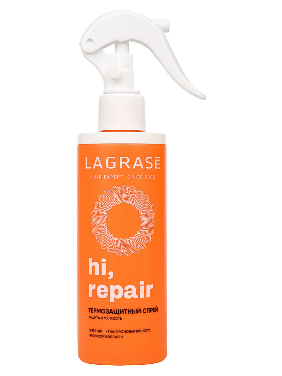 Термозащитный спрей HI, REPAIR защита и мягкость, 200мл, LA GRASE