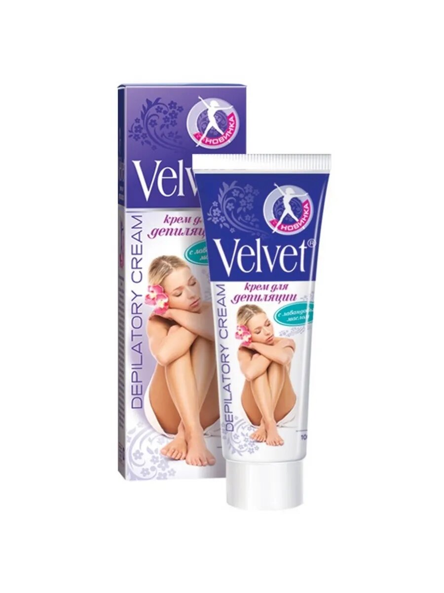 Крем для депиляции женский Velvet с лавандовым маслом 100мл