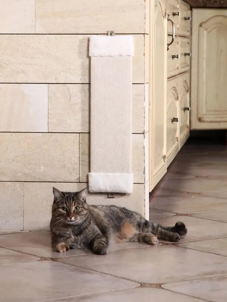 Когтеточка для кошек и котов Chill Choll сизалевая 54х12см с кошачьей мятой 1шт. Цвет серый