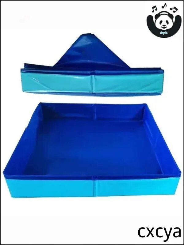 Песочница для творчества LIN 50x50x8 см в эксклюзивном синем исполнении