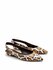 Туфли poche PARIS Snakeskin-effect slingback pumps, размер 41, brown