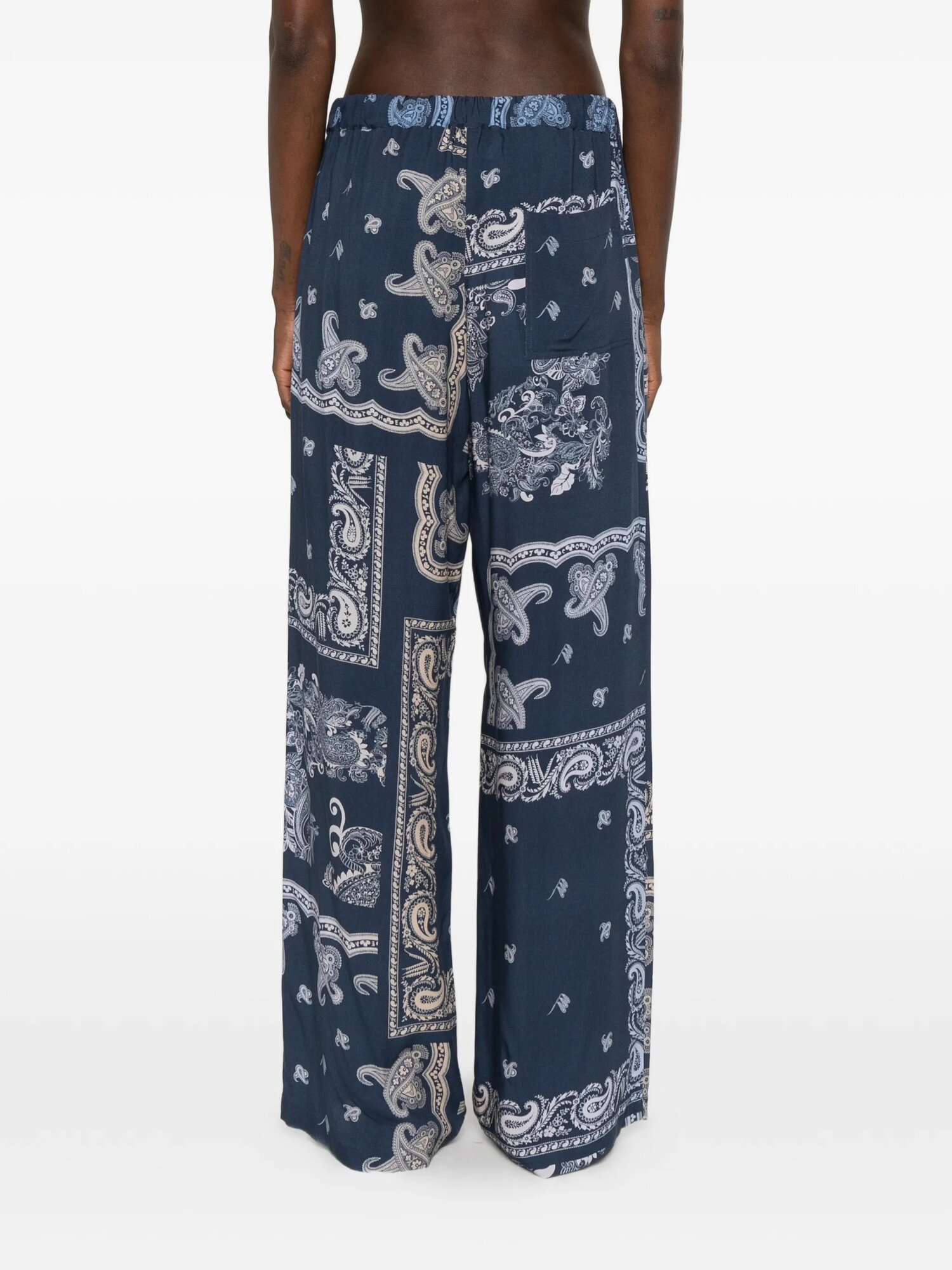 Брюки The Attico Paisley drawstring trousers, размер 38 — фото 1