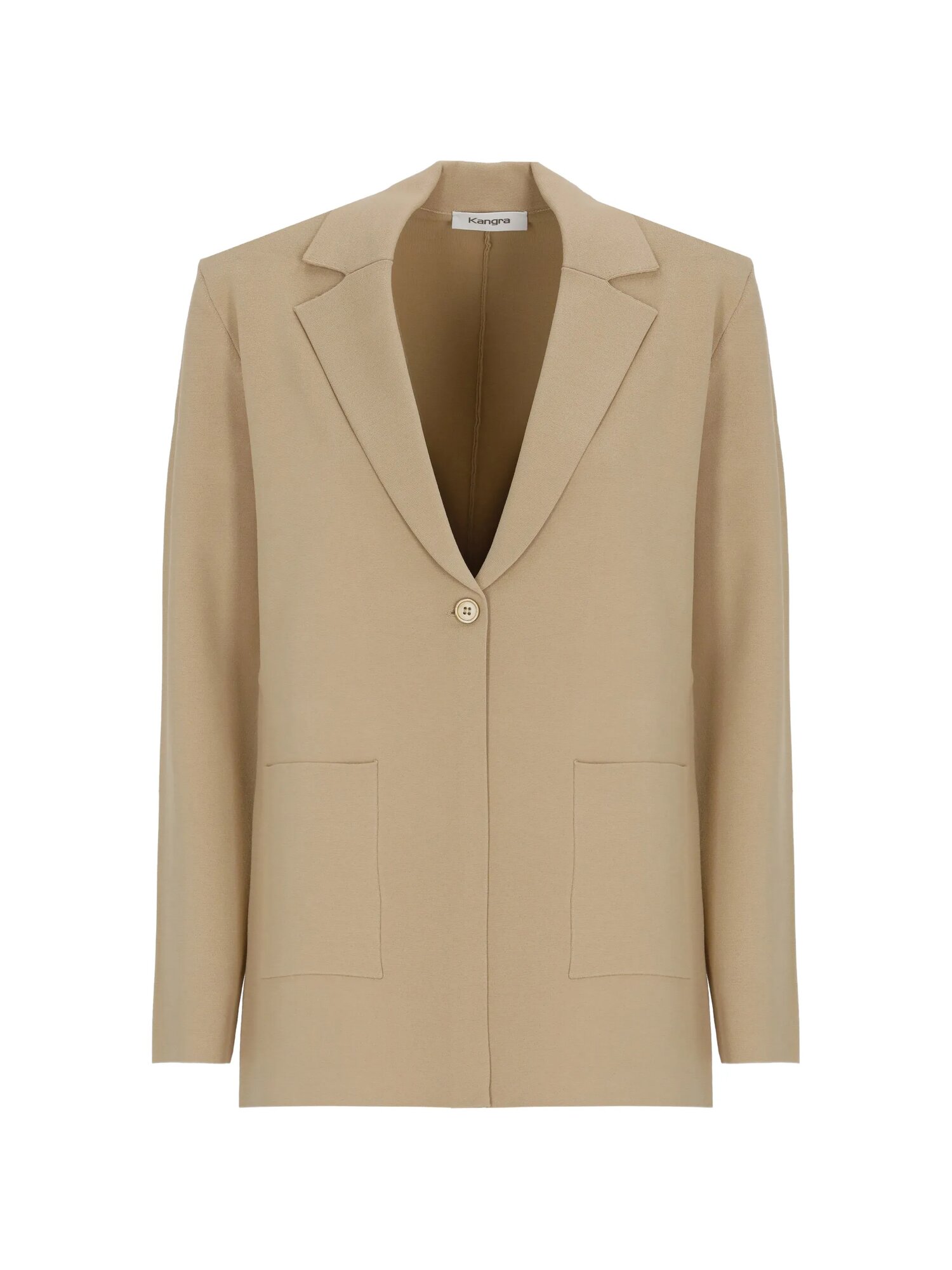 Пиджак Single-breasted patch-pocket blazer