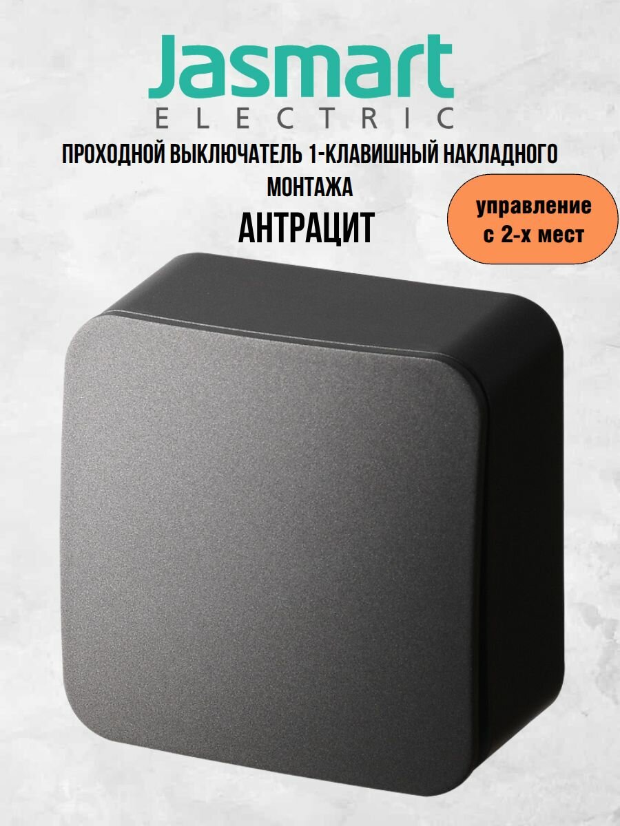 Проходной выключатель накладного монтажа JASMART Серия FS