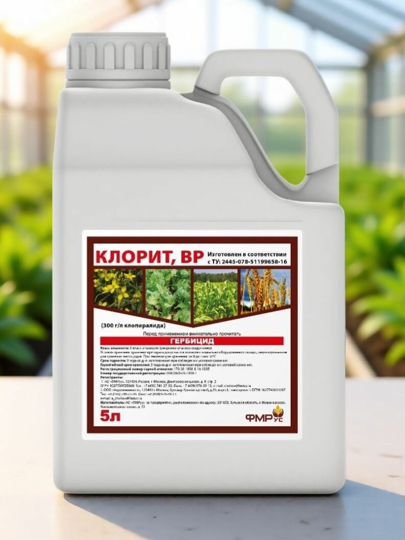 Клорит, ВР системный гербицид избирательного действия, 5 л