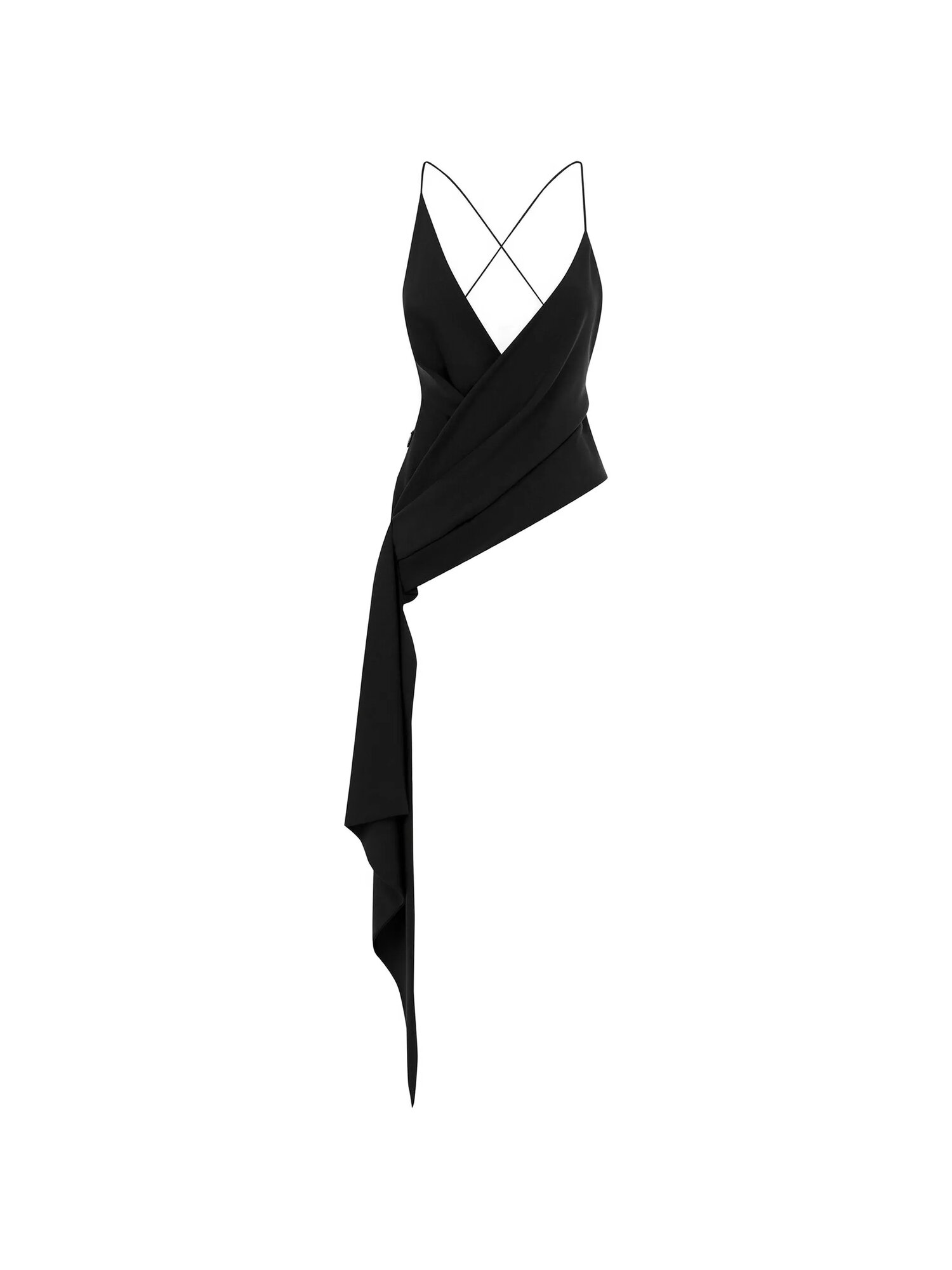 Топ Asymmetric wrap-style top