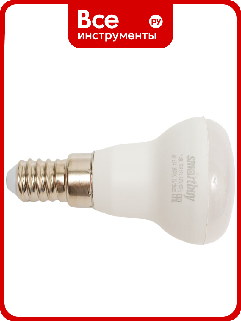 Светодиодная лампа Smartbuy LED R39-04W/3000/E14 SBL-R39-04-30K-E14