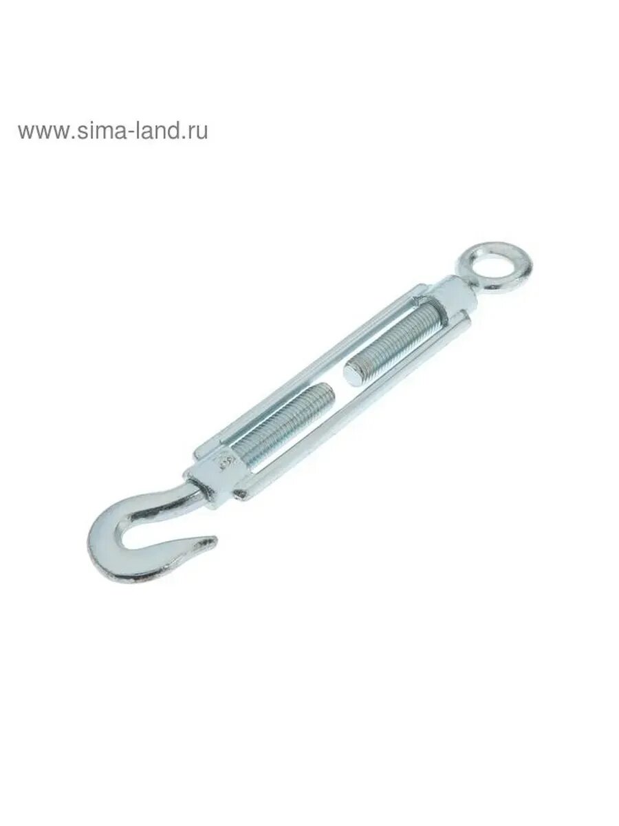 Надежный оцинкованный талреп с крюком и кольцом