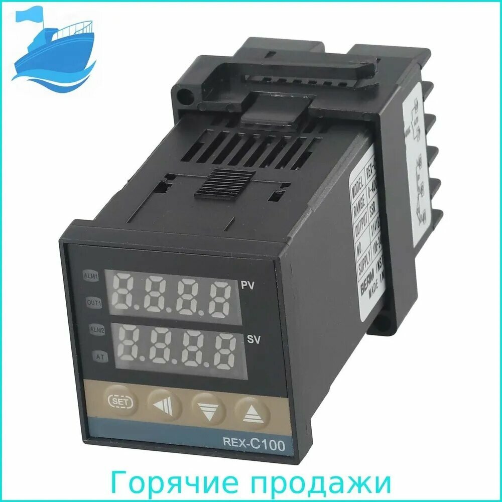 Умный регулятор температуры REX-C100 для цифрового термостата с выходом SSR, 0 400