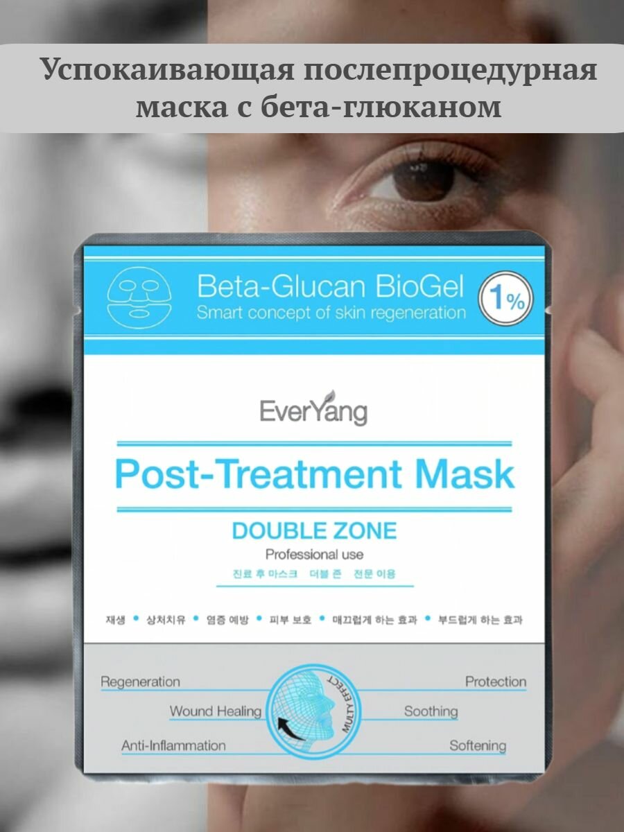 Успокаивающая послепроцедурная маска для лица Post-Treatment, 1шт