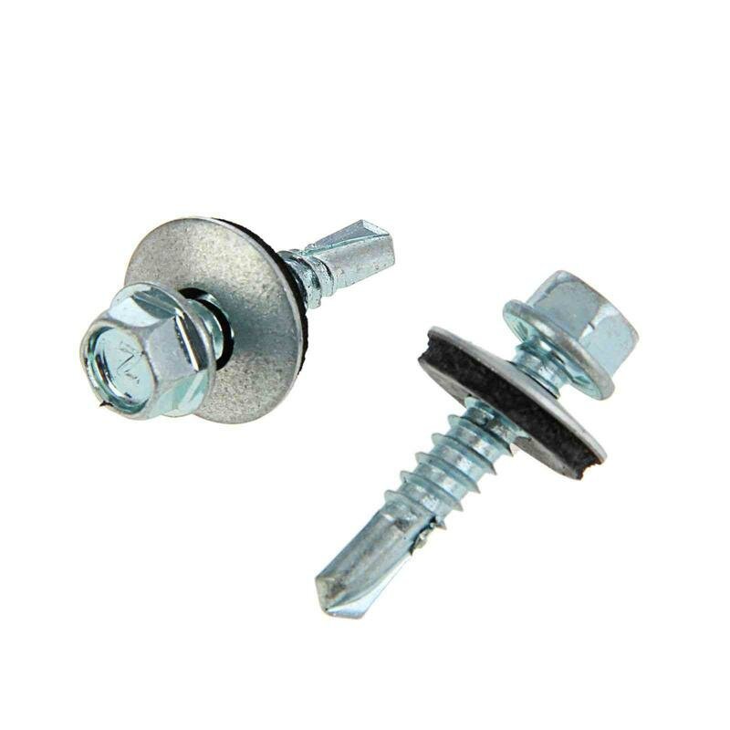 Саморез кровельный 4.8х28 с буром оцинк. (коробка) (уп.5кг) Tech-Krep/Zitar 140556