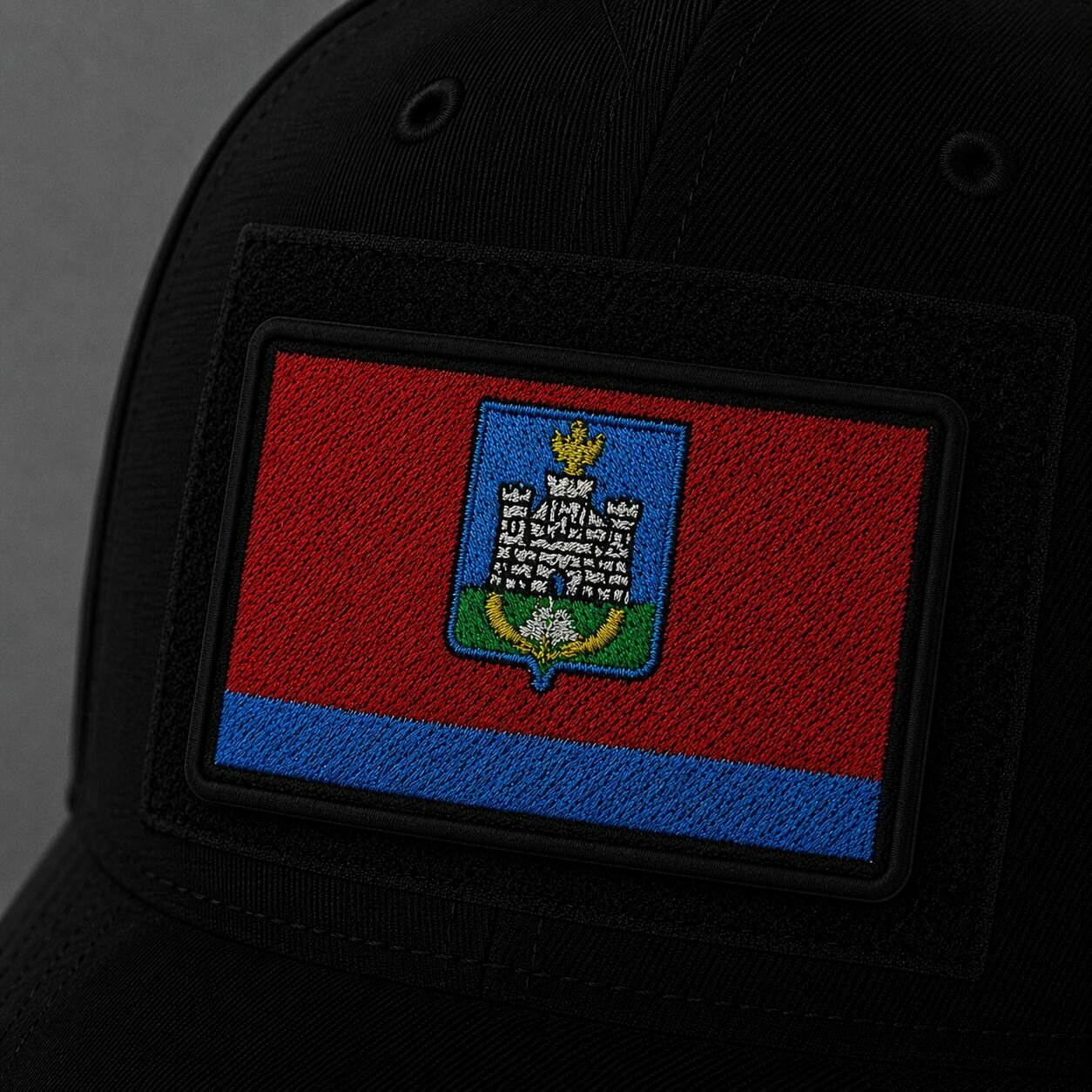 Нашивка, патч, шеврон на липучке "Флаг Орловской области" 70x45mm PTC580