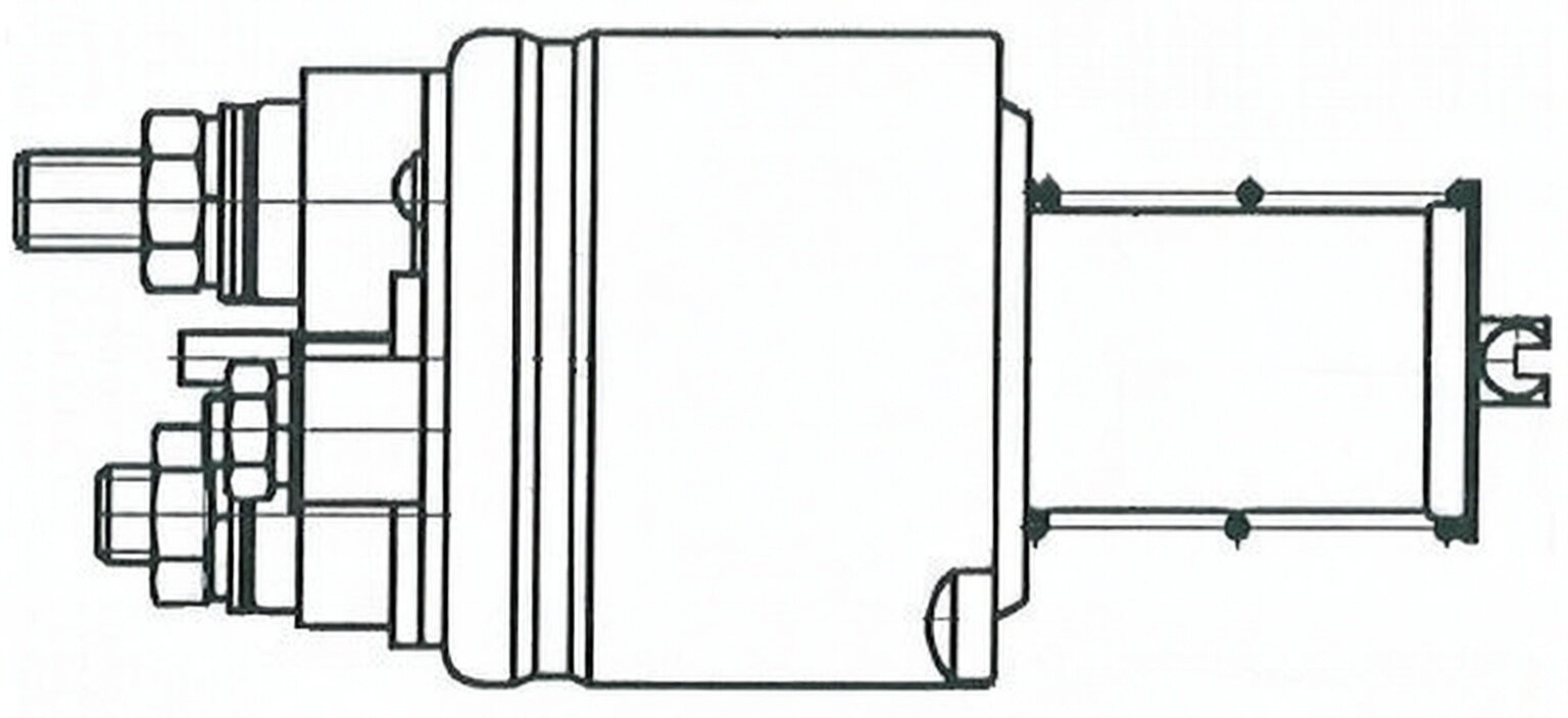 Реле втягивающее стартера для а. м Ford Focus II 04-, Focus III 10- 1.6i тип VALEO VSR1015 STARTVOLT а