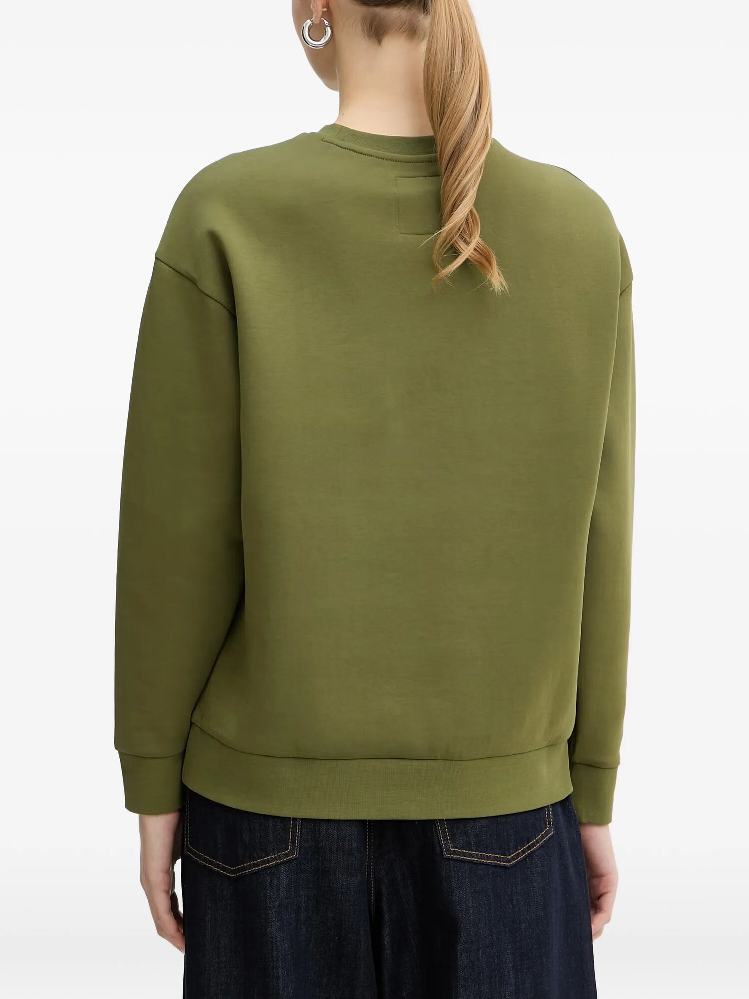 Толстовка Armani Exchange Logo-embroidered sweatshirt, размер 40 — фото 1