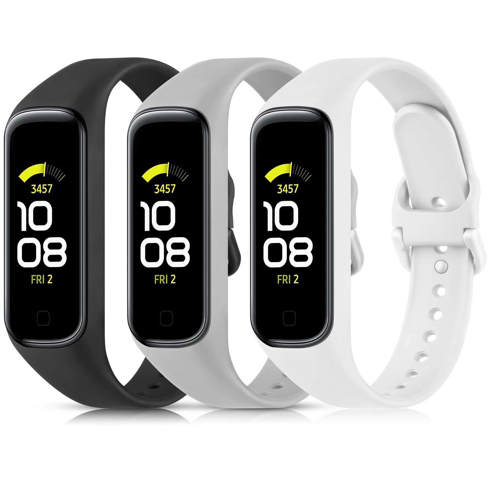 Ремешки Tobfit для Samsung Galaxy Fit 2, Белый, 3шт