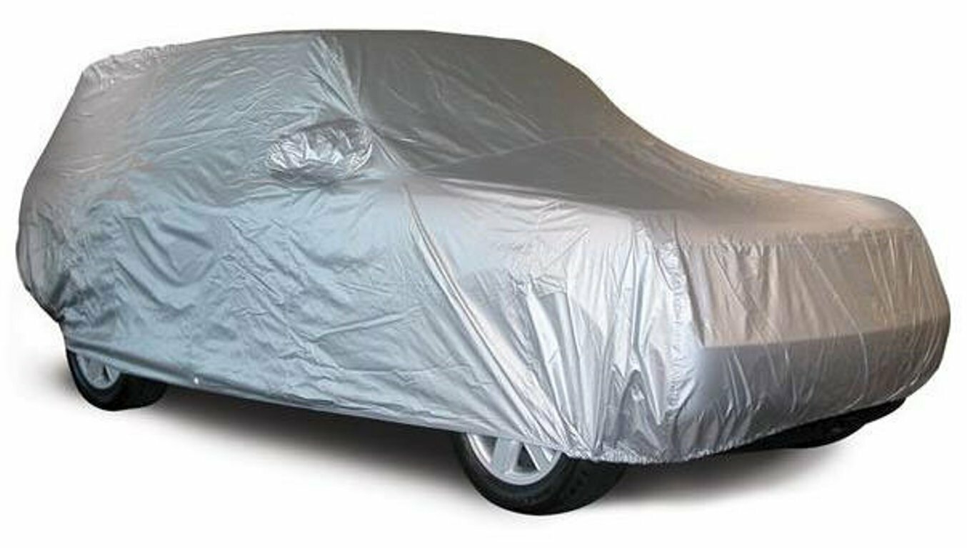 Чехол-тент автомобильный AB-135XXL GREY влагостойкий (размер XXL: 572х203х120см) автостоп