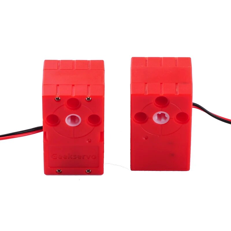 Мини программируемый сервопривод Geekservo 0.7кг/2кг Красный, 2 PCS Red