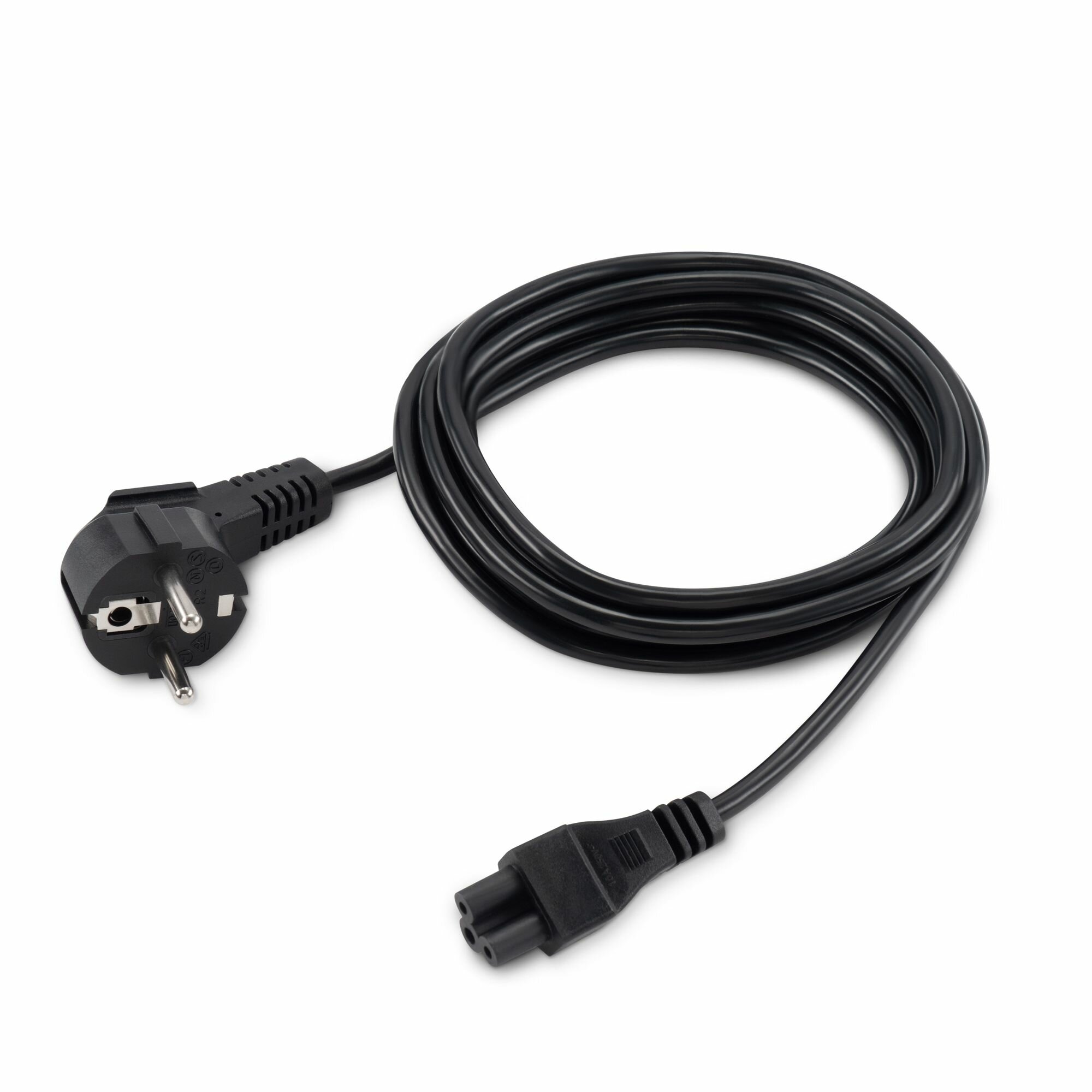 Кабель Buro IEC C5 (3-pin) Евровилка 3м (BU-PCAB-3-3PIN)