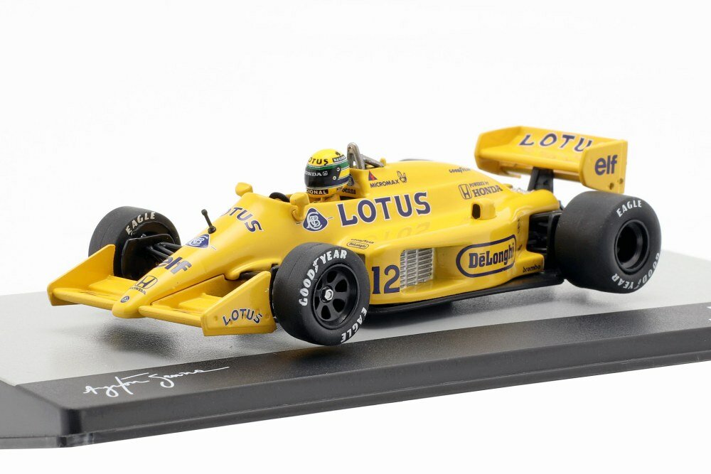Lotus 99T #12 winner monaco gp formula 1 1987 ayrton senna / лотус 99T победитель монако гран-при ФОРМУЛА-1 айртон сенна