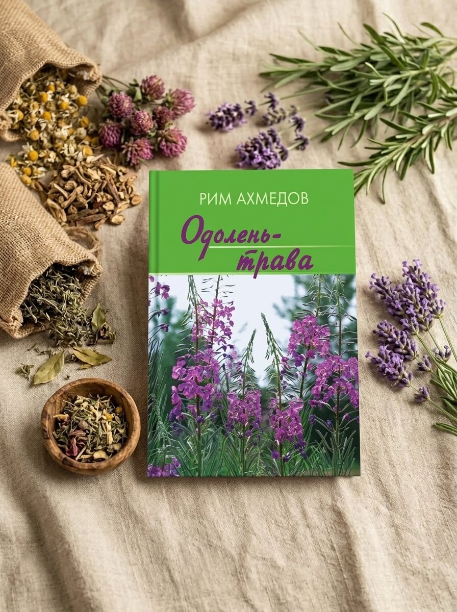 Одолень-трава. Рим Ахмедов. Книга о лекарственных растениях родного края