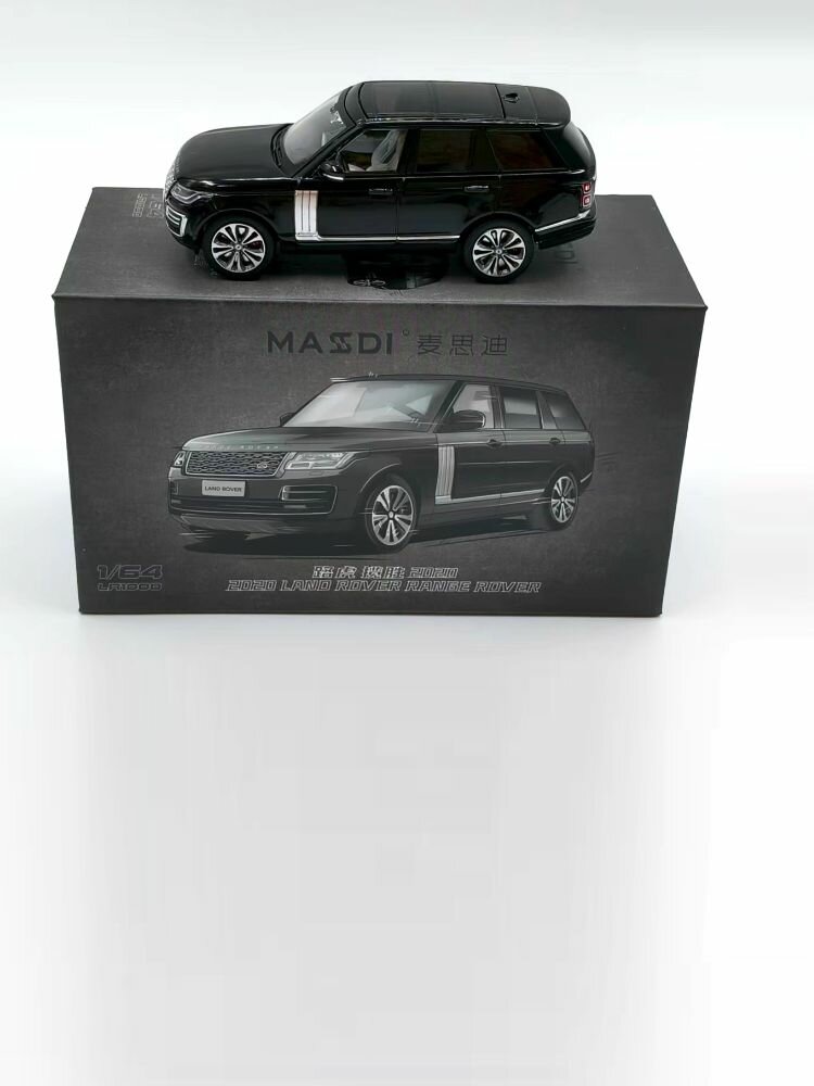 Машинка металлическая модель Masdi 1:64 2020 Land Rover Range Black