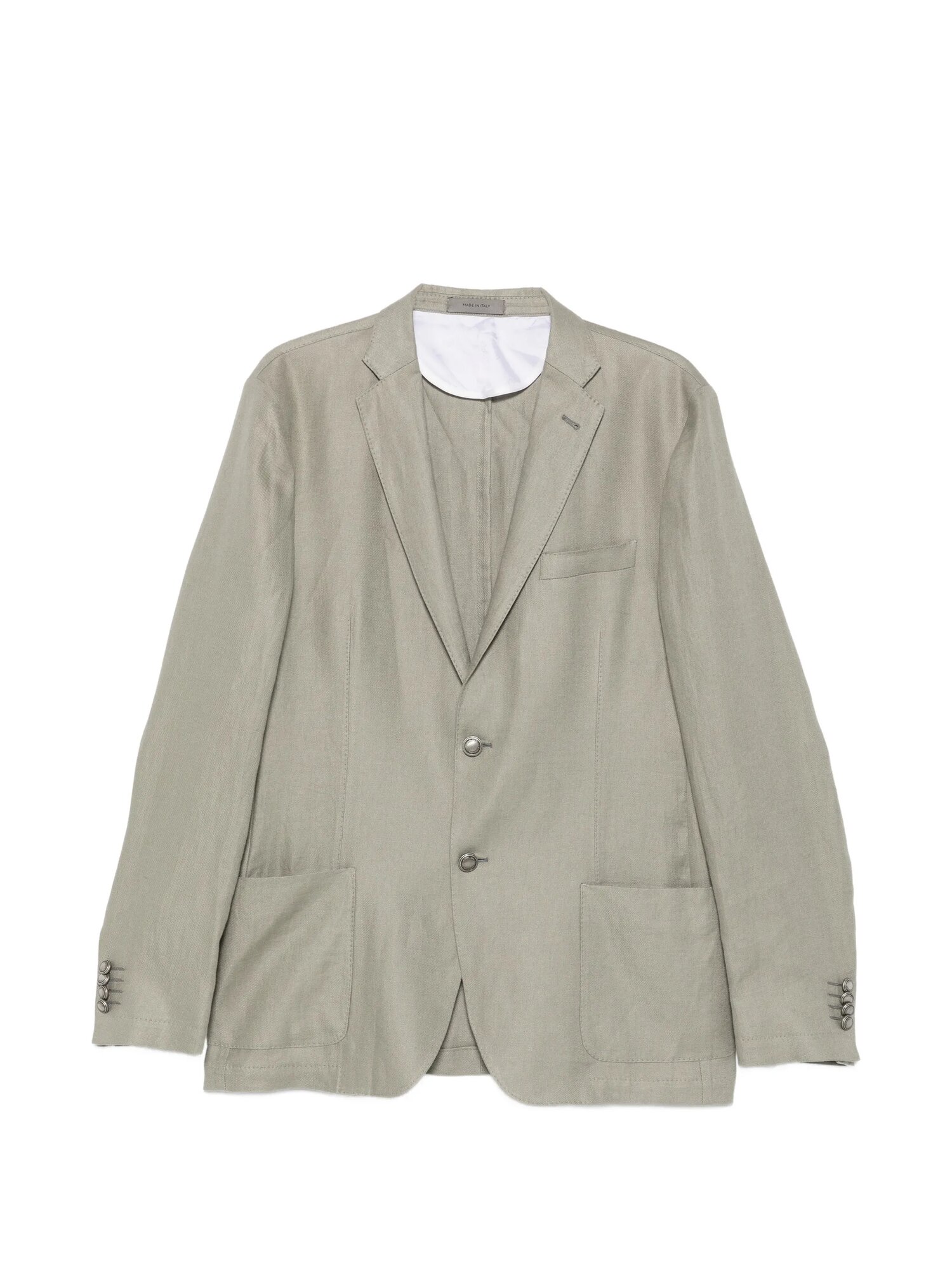 Куртка Single-breasted patch-pocket jacket