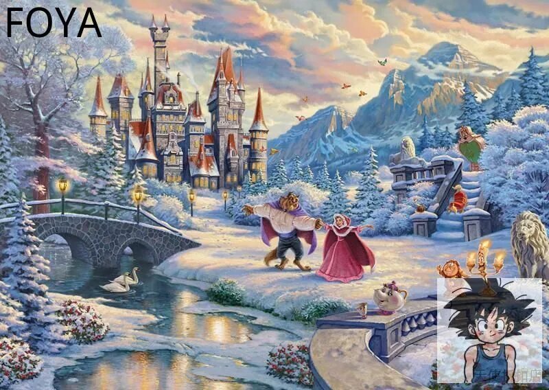 Пазл Schmidt Disney Красавица и Чудовище Зимнее очарование 1000 элементов для взрослых