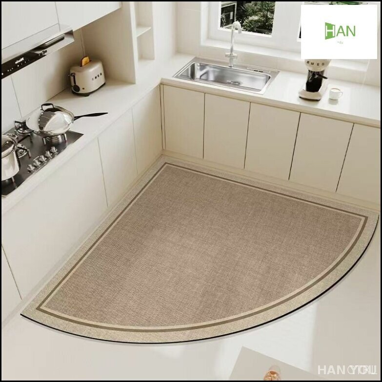 Эксклюзивные масловпитывающие коврики 140x140 см для кухни антискользящие
