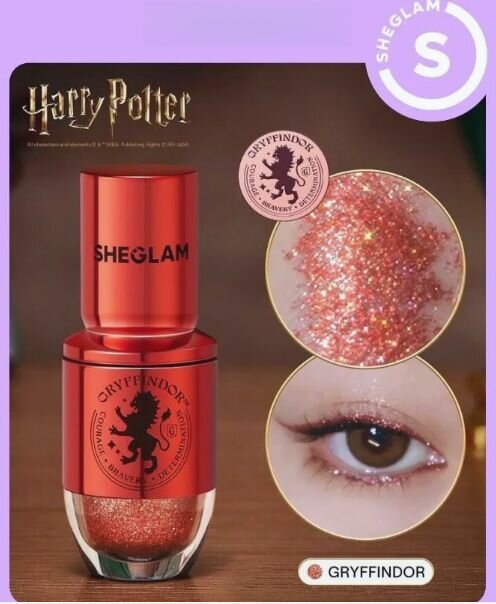 Жидкие тени для век Harry Potter Тени для век серии Preppy-Gryffindor