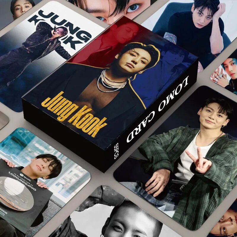 Карточка KPOP BTS JUNGKOOK GOLDEN, 55 штуки Фотокарточка