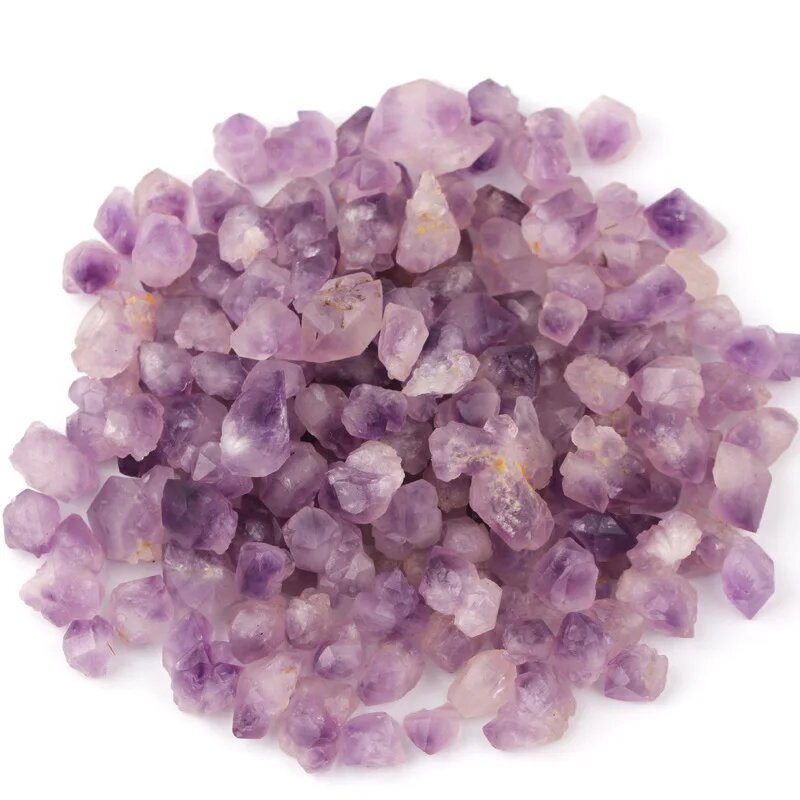 Набор камней для реiki: аметист, цитрин, флюорит, 100 г Фиолетовый, 1-2cm Amethyst